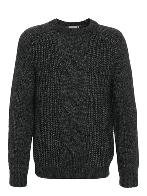 Canali Chunky-knit Sweater - Grey