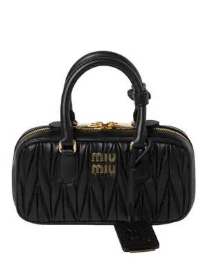 Miu Miu Arcadie Matelassé Mini Bag - Black