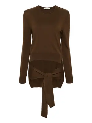 LEMAIRE Trompe L'oeil Sweater - Brown