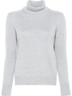 BLANCA VITA Ribbed-knit Sweater - Grey