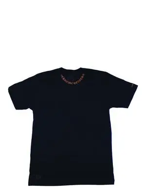 Chrome Hearts Neck Logo T-shirt - Black/brown