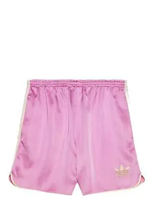 Gucci X Adidas Trefoil Print Shorts - Pink