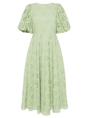 KITRI Chiara Midi Dress - Green