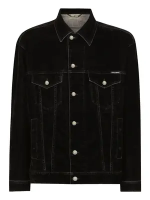 Dolce & Gabbana Denim Shirt Jacket - Black