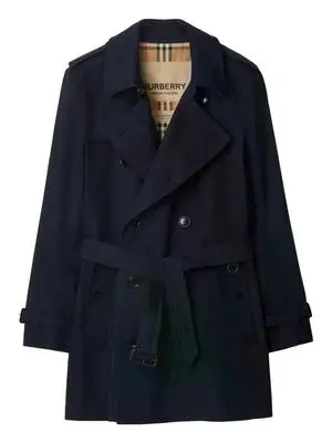 Burberry Kensington Heritage Trench Coat - Blue