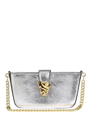 Alexis Bittar Crumple Leather Crossbody Bag - Silver