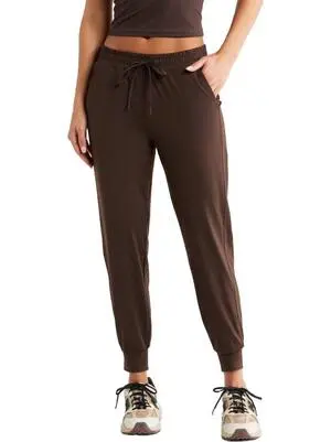 Zella Move In Pocket Joggers - Brown Mole