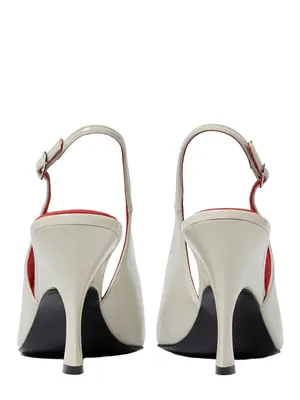 Stella McCartney 90mm Elsa Slingback Pumps - White