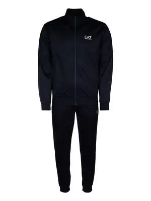 Emporio Armani Logo-chest Tracksuit Set - Blue