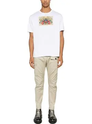 Bally Crest-print T-shirt - White