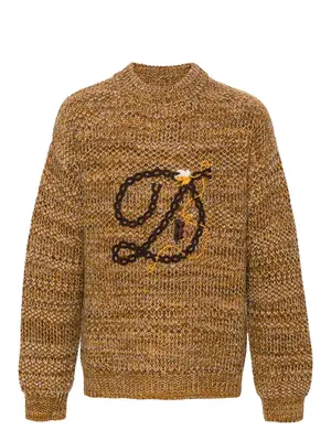 Drole De Monsieur Le Maille Dtressé Jumper - Brown