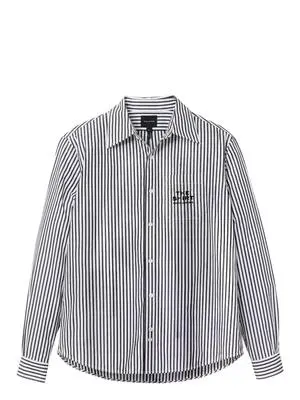 Marc Jacobs Marc Jacobs Striped Cotton Shirt Black