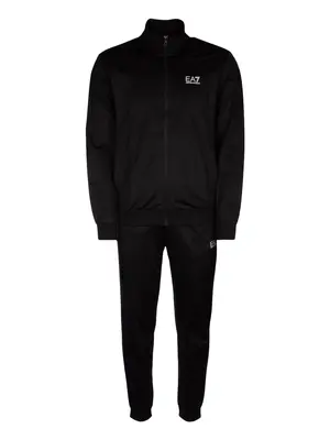 Emporio Armani Logo-print Tracksuit - Black
