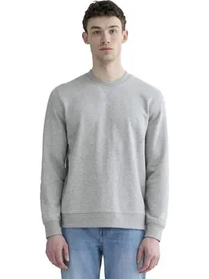 Everlane Off-duty Terry Crew - Heathered Grey