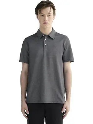 Everlane Startup Polo TShirt Black Chambray