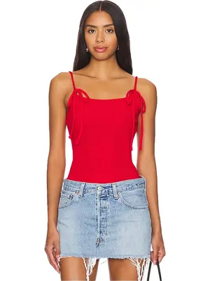 MORE TO COME Estella Cami Top - Cherry Red