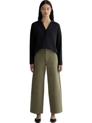 Everlane Utility Wide-leg Pant - Olive