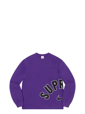 Supreme X Nike Arc Crewneck - Purple