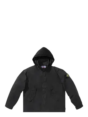 Supreme X Stone Island Cotton Cordura Shell Jacket - Black