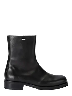 Our Legacy Camion Leather Ankle Boots - Black