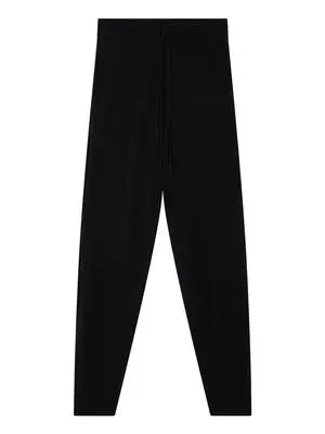 Stella McCartney Mid-rise Tapered Sweatpants - Black