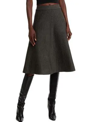 NANCY YANG Knit Skirt Charcoal