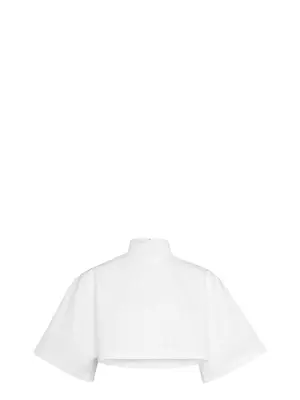 ALAÏA Alaïa High-Neck Cropped Top