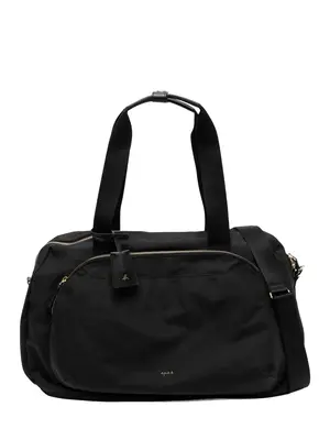AGNÈS B. Logo Lettering Shoulder Bag - Black