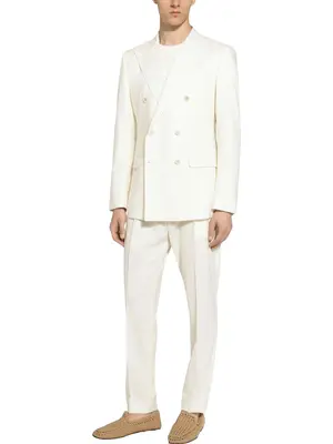 Dolce & Gabbana Tailored Tapered Trousers - White