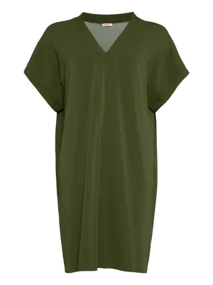 ERES Tali V-neck Tunic Dress - Green