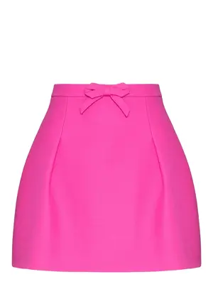 VALENTINO Crepe Couture Mini Skirt