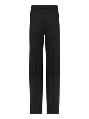 Dolce & Gabbana Twill Flared Trousers - Black