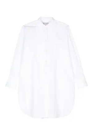 Alberto Biani Cotton Poplin Shirt - White