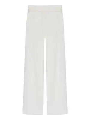 Max Mara Zigote Wide-leg Trousers - White