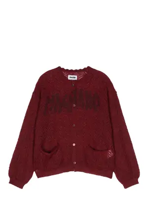 MAGLIANO Logo-detailed Cardigan - Red
