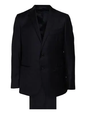 Caruso Single-breasted Suit - Blue