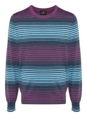 Paul Smith Striped Jumper - Blue