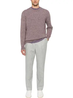 Brunello Cucinelli Wool Trousers - Grey