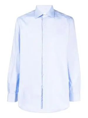 Pal Zileri Long-sleeve Cotton Shirt - Blue