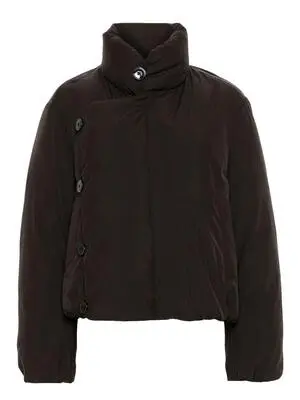 LEMAIRE Stand-up Collar Puffer Jacket - Brown