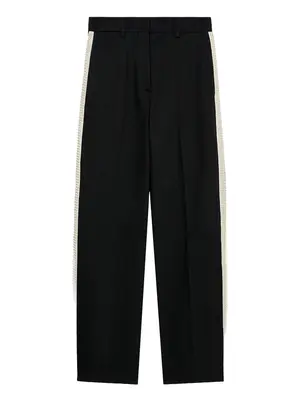 Palm Angels Cotton Trousers - Black