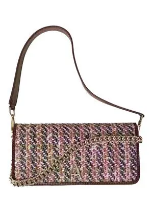 TWINSET Bouclé Shoulder Bag - Pink