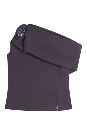 LANVIN Asymmetric Blouse - Purple