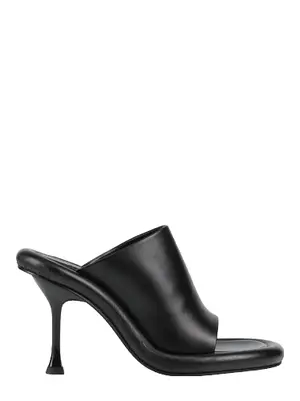 JW Anderson Sandals In Calfskin Leather - Black