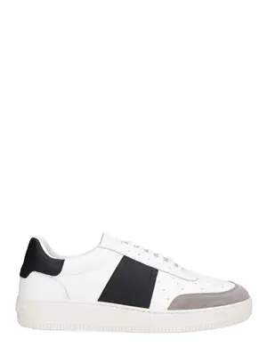 Sandro Leather Low-top Sneakers - White