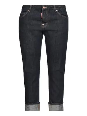 Dsquared2 Straight-leg Jeans With Folded Hem - Blue
