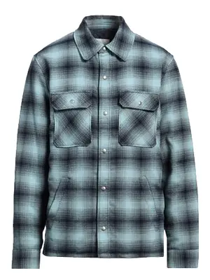 Sandro Tartan Flannel Jacket - Blue