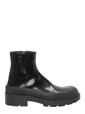 Alexander McQueen Tread Ankle Boots - Black