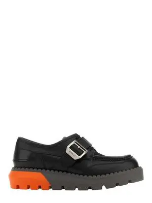 GUCCI Lace Up Shoe With Buckle