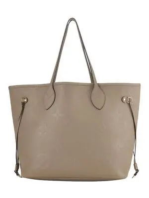 LOUIS VUITTON Louis Vuitton Giant Monogram Empreinte Neverfull MM Grey